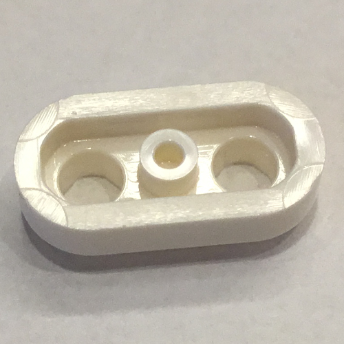 LEGO PART 35480 Plate Special 1 x 2 Rounded with 2 Open Studs ...