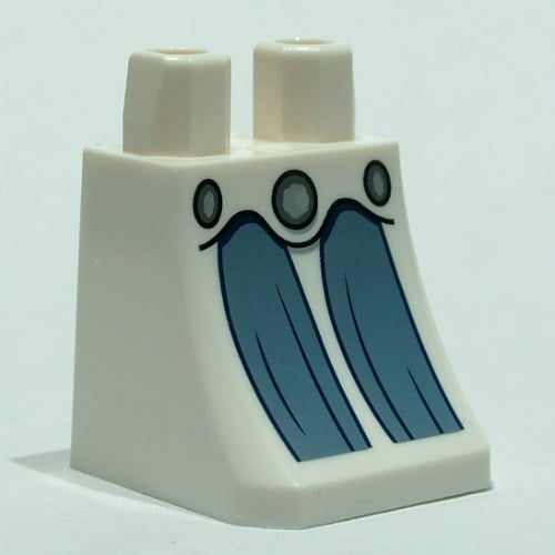 LEGO PART 36036pr0048 Hips and Legs Under Dress/Robe with Sand Blue ...