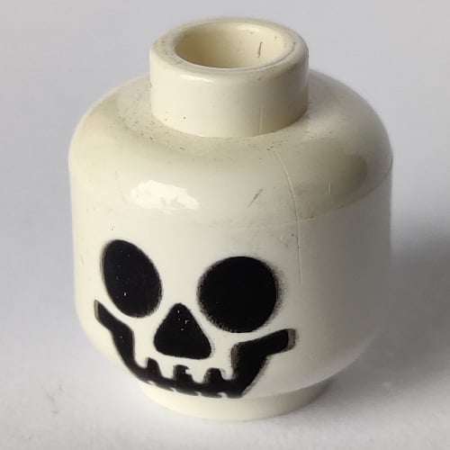 LEGO PART 3626bpr0895 Minifig Head Skeleton, Standard Skull Print ...