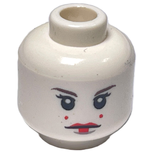 LEGO PART 3626bpr1005 Minifig Head Padme Amidala (Queen), Red Lips ...