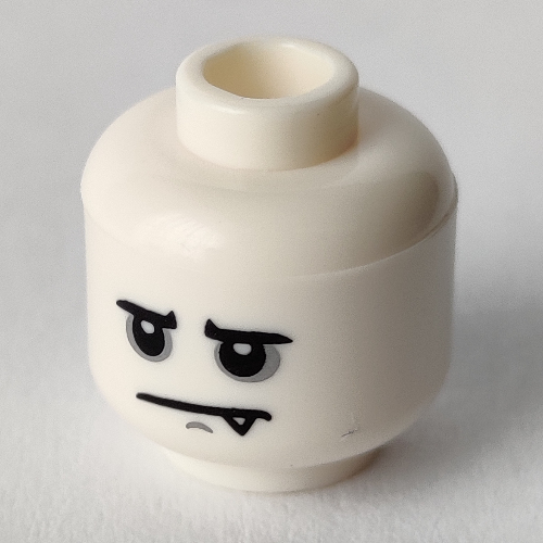 LEGO PART 3626cpr2547 Minifig Head Spider Suit Boy, Low Eyebrows, Sad ...