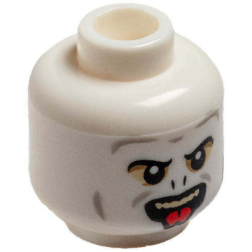 LEGO PART 3626cpr3678 Minifig Head Voldemort, Cheek Lines, Tan ...