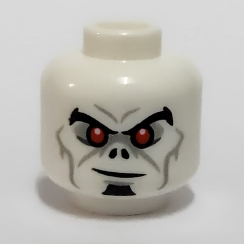 LEGO PART 3626cpr3931 Minifig Head Morbius, Pointy Eyebrows, Red Eyes ...