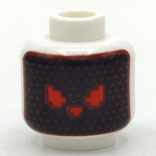 LEGO PART 3626cpr3606 Minifig Head Lunar Rabbit Robot, Light Blue HUD ...