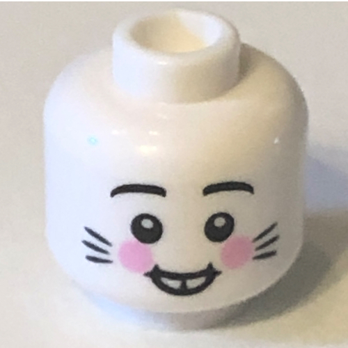 LEGO PART 3626cpr9822 Minifig Head Rabbit / Bunny, with Buck Teeth ...