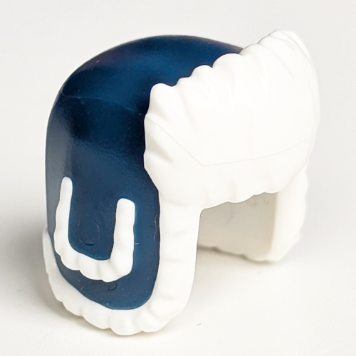 LEGO PART 36933pr0003 Hat Ushanka with Dark Blue Print | Rebrickable ...