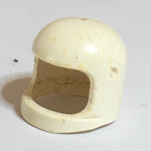 LEGO PART 3842b Helmet Classic with Thick Chin Guard and Visor Dimples ...