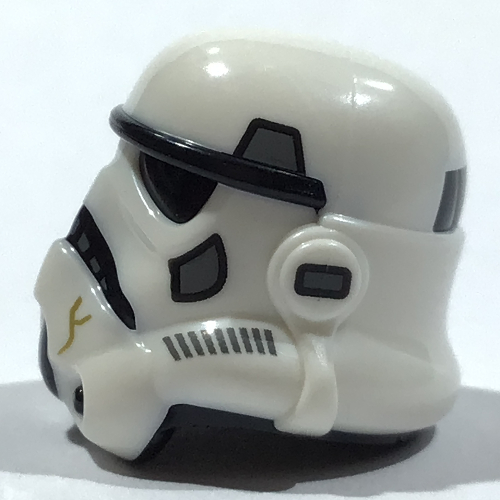 LEGO PART 42861pat0001pr0006 Helmet Stormtrooper Dual Molded, Black ...