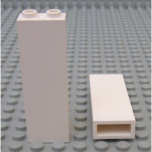LEGO PART 46212 Brick 1 x 2 x 5 without Side Supports | Rebrickable ...