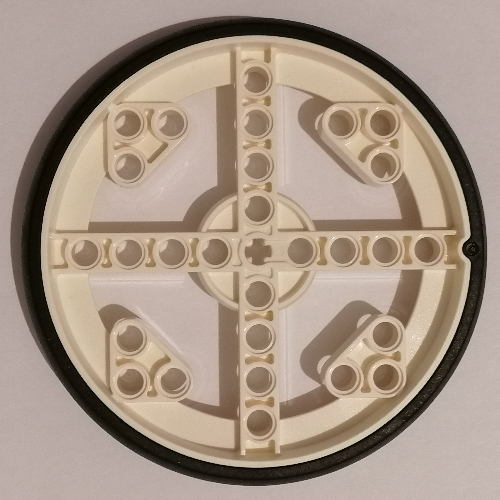 LEGO PART 49295pat0002 Wheel 88 x 14 with 4 Spokes with 4 Holes, 4 ...