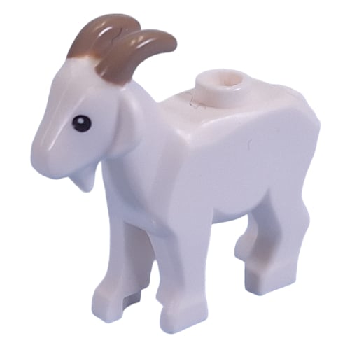 LEGO PART 5170pr0001 Animal, Goat with Dark Tan Horns print ...