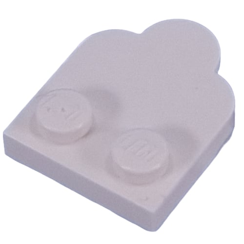 LEGO PART 5518 Plate Special 2 x 3 with Cloud Edge | Rebrickable ...