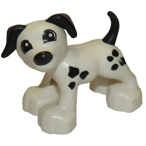 LEGO PART 58057pr0003 Duplo Animal Dog Large Paws with Black Ears and ...