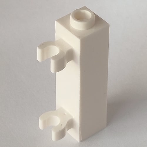 LEGO PART 60583b Brick Special 1 x 1 x 3 with 2 Clips Vertical [Hollow ...