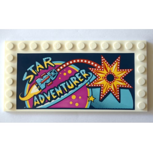 LEGO PART 6178pr0006 Plate Special 6 x 12 with Studs on 3 Edges and ...