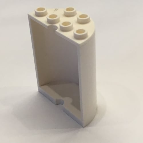 LEGO PART 6259 Cylinder Half 2 x 4 x 4 | Rebrickable - Build with LEGO