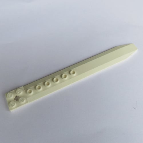 LEGO PART 62743 Plate Special 2 x 16 with Angled Side Extensions and ...