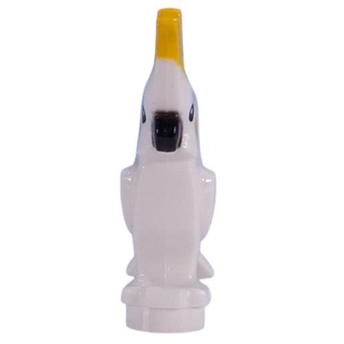 LEGO PART 6333pr0001 Animal, Bird, Cockatoo with Yellow Crest, Black ...
