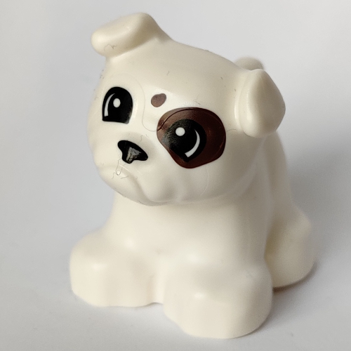 LEGO PART 65161pr0002 Duplo Animal Dog, Pug with Dark Brown Spots ...