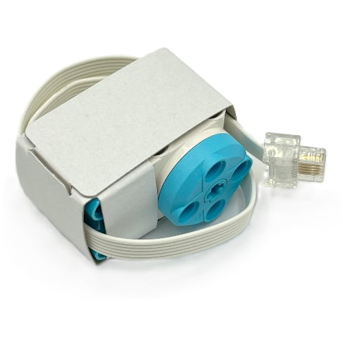 LEGO PART 68488 Motor, Small Angular, SPIKE, White Housing, White Wire ...