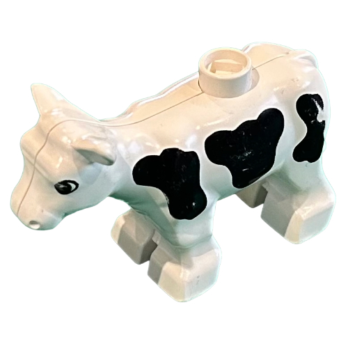 LEGO PART 75721pr0001 Duplo Animal Cow, Baby (Calf) with Spots Print ...