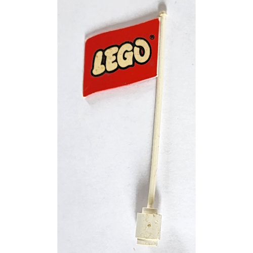 LEGO PART 777pr0016 Flag on Flagpole, Wave with Lego Logo Print ...