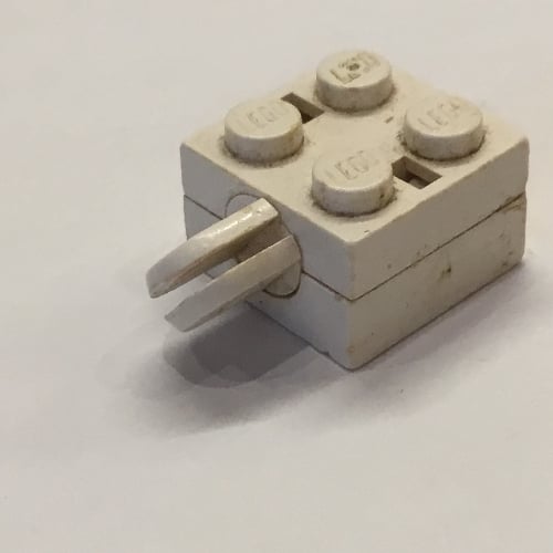 LEGO PART 792c01 Arm Holder Brick 2 x 2 without Hole and 1 Arm ...