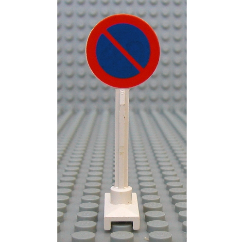 LEGO PART 80045 Road Sign Round with No Parking Print | Rebrickable ...