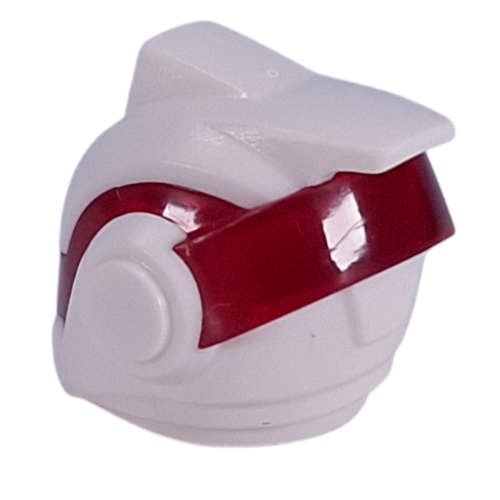 LEGO PART 89844pr0001 Helmet, Space with Trans-Red Visor, Black '3 ...