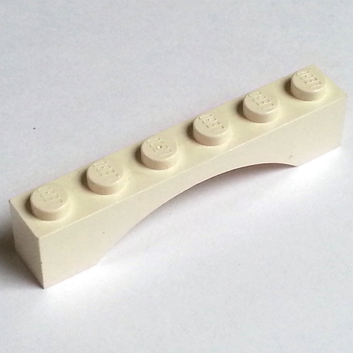 LEGO PART 92950 Brick Arch 1 x 6 Raised Arch | Rebrickable - Build with ...