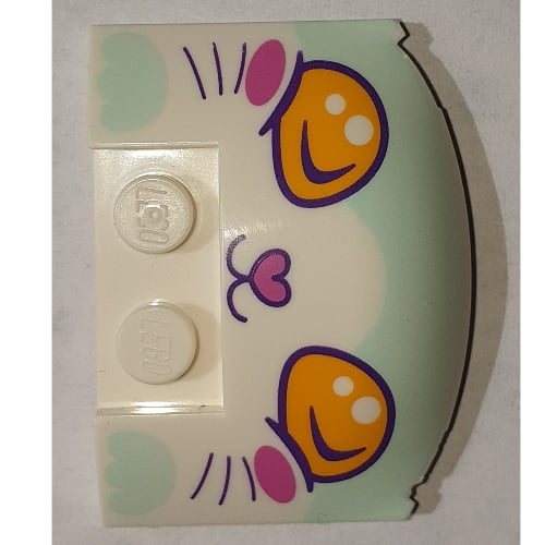 LEGO PART 93604pr0008 Slope Curved 3 x 4 x 2/3 Triple Curved with 2 ...