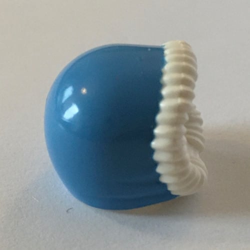 LEGO PART 95678pr0003 Hood Fur-lined, Short with Medium Blue Hood Print ...