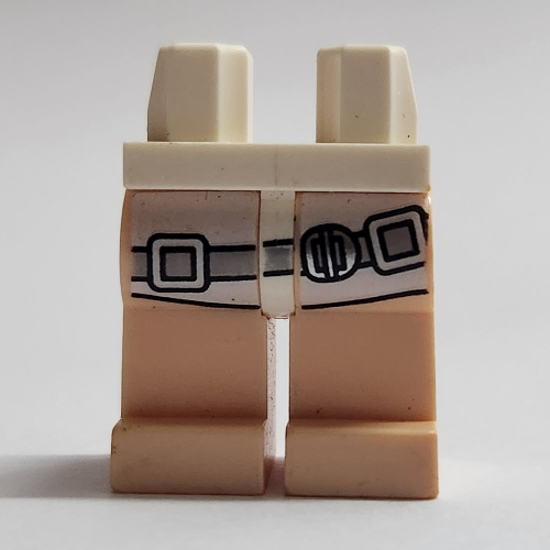 LEGO PART 970c02pr0250 Hips and Light Nougat Legs with Luke Bacta Tank ...