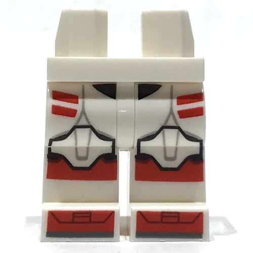 LEGO PART 970c27pr2544 Hips and White Legs with Clone Trooper Armor ...