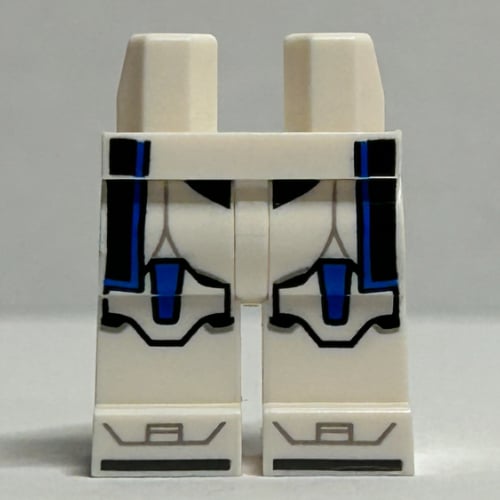 LEGO PART 970c27pr2554 Hips and White Legs with Clone Trooper Armor ...