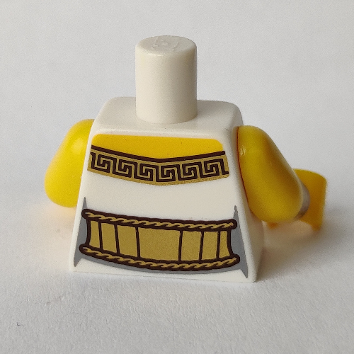 LEGO PART 973c01h01pr2740 Torso Toga with Gold Trim and Large Belt ...