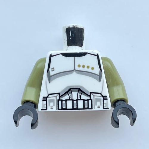 LEGO PART 973c20h03pr2252 Torso Clone Trooper Sergeant Armor with Black ...