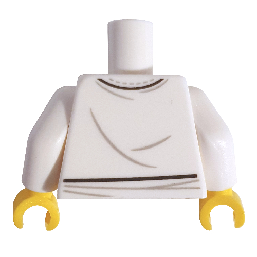 LEGO PART 973c27h01pr5032 Torso Robe, with Light Bluish Gray Emblems on ...