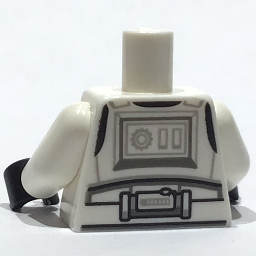 LEGO PART 973c27h03pr6167 Torso Stormtrooper, Detailed Armor with Thick ...