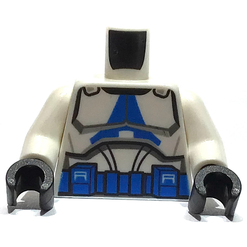 LEGO PART 973c27h03pr6393 Torso, Clone Trooper Armor, Blue Markings ...