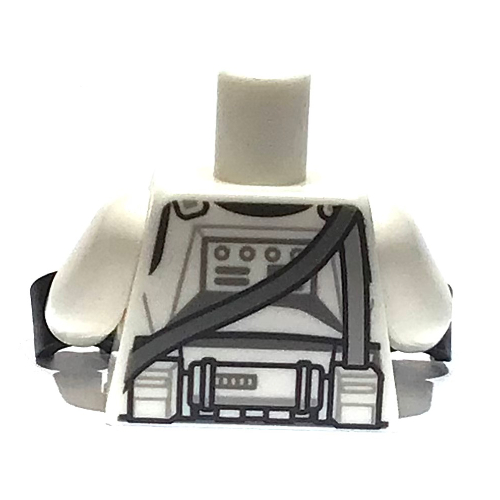 LEGO PART 973c27h03pr6395 Torso, Clone Trooper Armor, Blue Markings ...