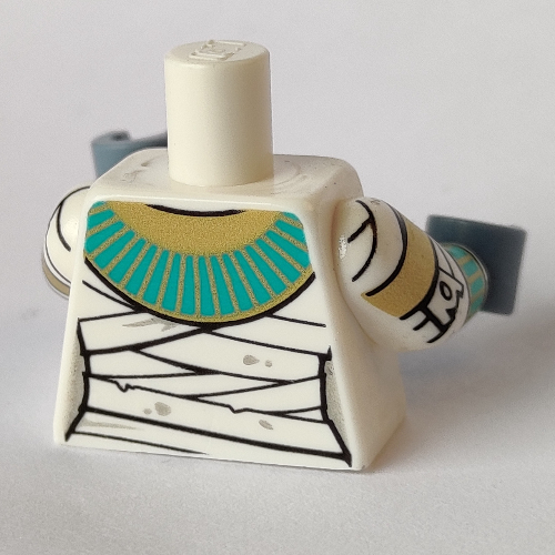 LEGO PART 973c27h24pr4894 Torso Scarab Collar and Bandage Wrappings ...