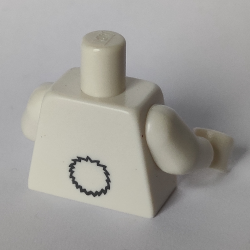 LEGO PART 973c27h27pr2029 Torso Bunny Suit with Bright Pink Tummy ...