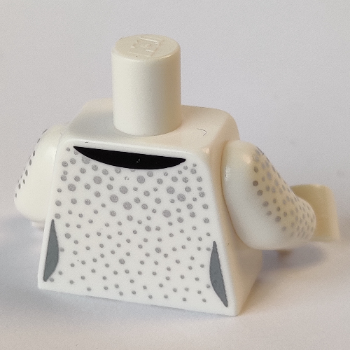 LEGO PART 973c27h27pr4160 Torso Tuxedo, Gold Bow Tie, Silver Speckles ...