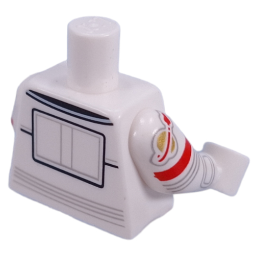 LEGO PART 973c27h27pr6999 Torso, Astronaut Space Suit, Classic Space ...