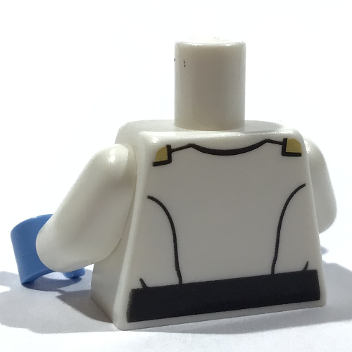 LEGO PART 973c27h32pr7274 Torso, Imperial Officer, Black Belt print ...
