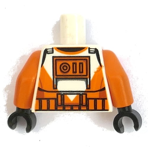 LEGO PART 973c34h03pr0480 Torso Clone Trooper Armour with Orange ...