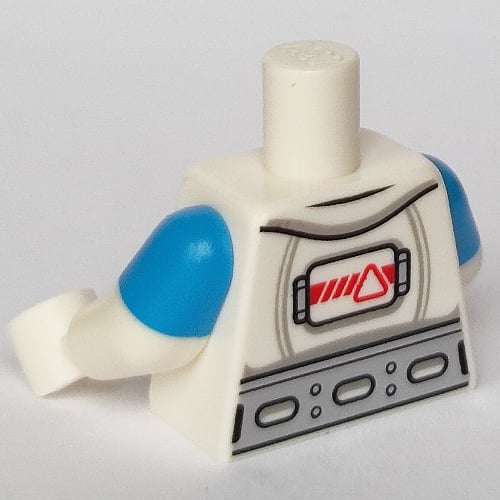 LEGO PART 973g04c27h27pr5988 Torso, Dual Molded Arms, Spacesuit, Silver ...