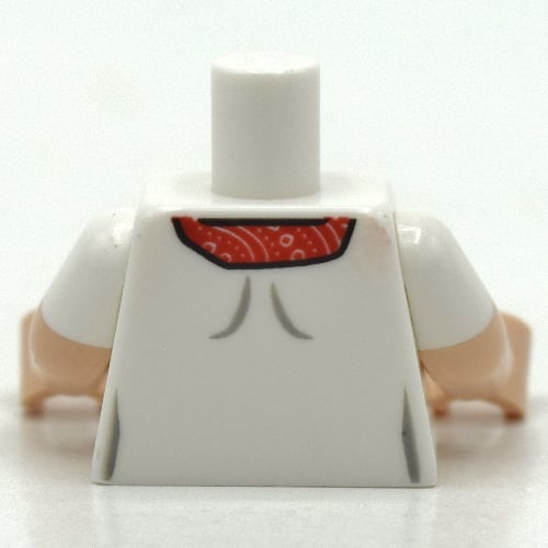 LEGO PART 973g27c02h02pr5687 Torso, Dual Molded Arms, Red Neckerchief ...