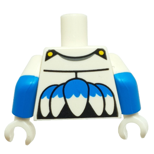 LEGO PART 973g27c04h27pr0001 Torso, Dual Molded Arms with Shirt, Black ...